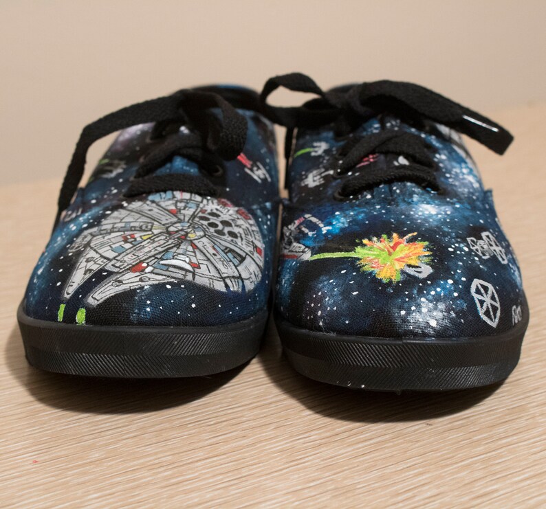 Hand Painted Star Wars Shoes - Etsy