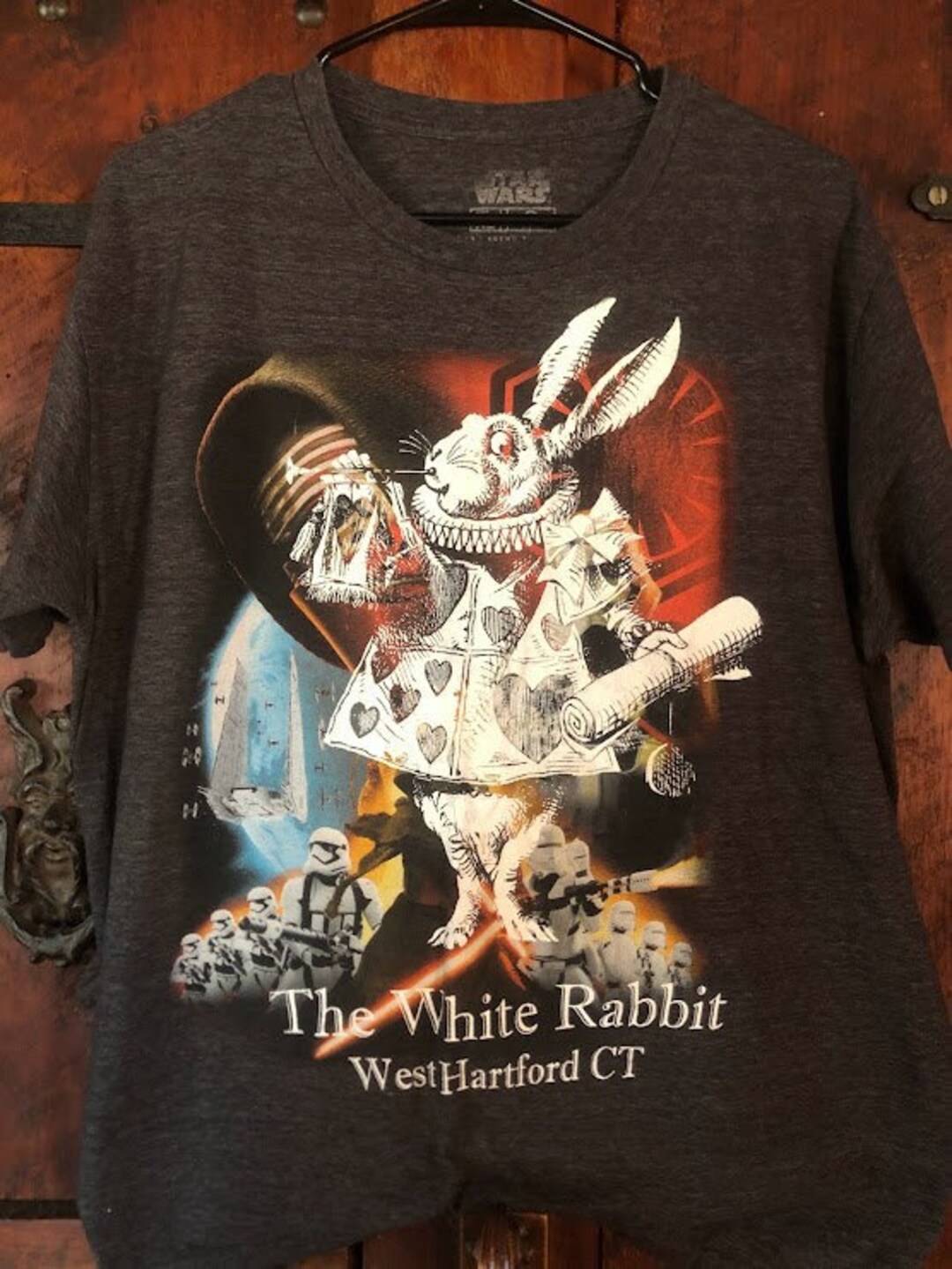 The White Rabbit T-shirt Alice in Wonderland Illustration One-of-a-kind ...
