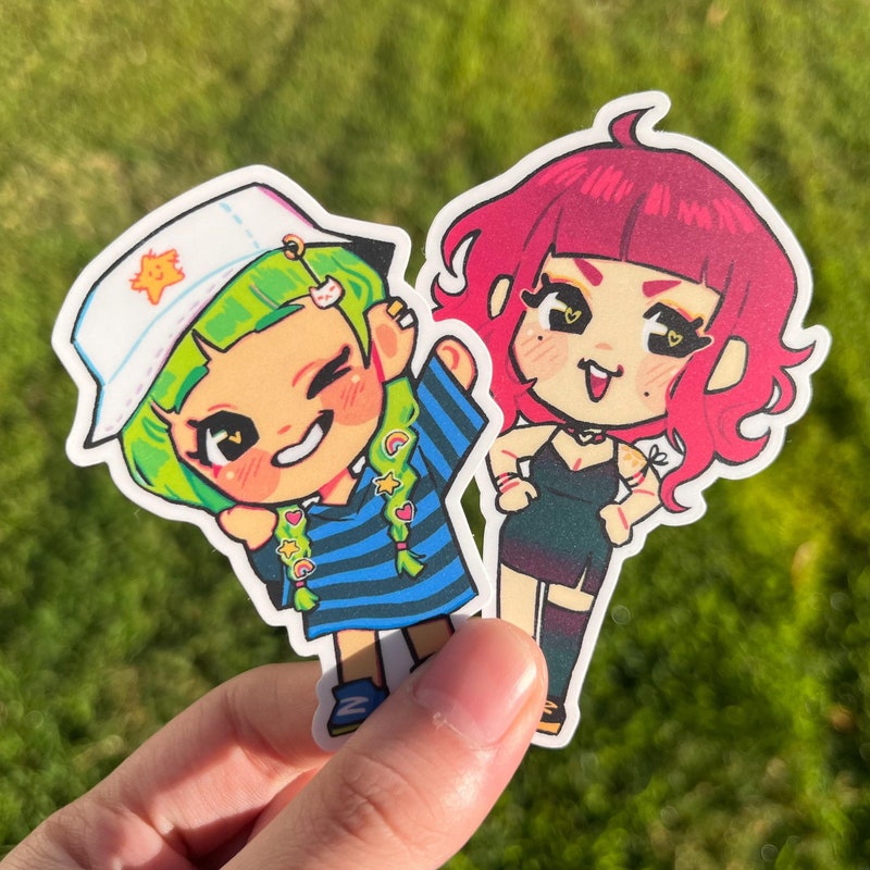Chibi Oc Stickers - Etsy