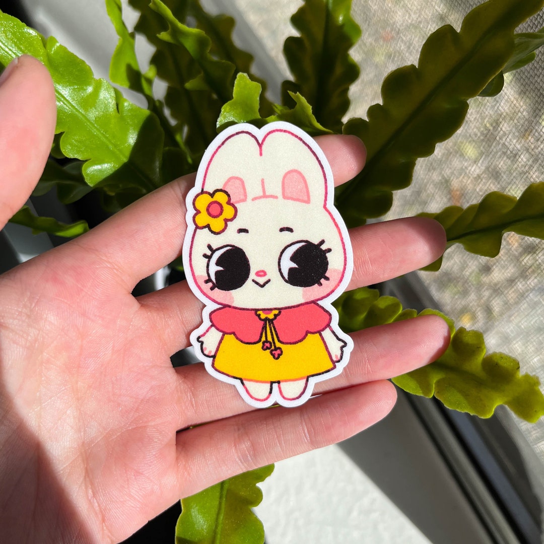 Lumi the Bun Sticker Matte Laminated Vinyl Diecut Sticker - Etsy