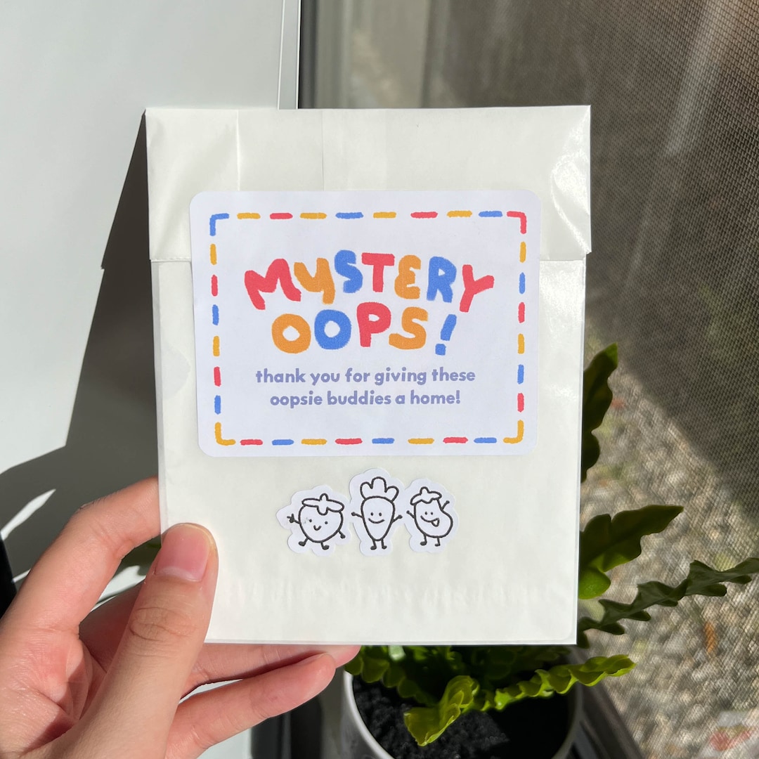 Mystery Oops Bag | B Grade Sticker Pack - Etsy