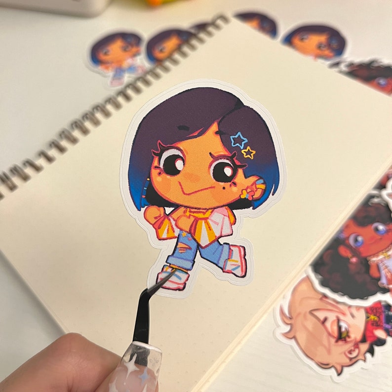 Bestie Squad Cute Matte Vinyl Waterproof Diecut Stickers - Etsy