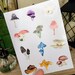 Fungi Freak Mushroom Sticker Sheet - Etsy