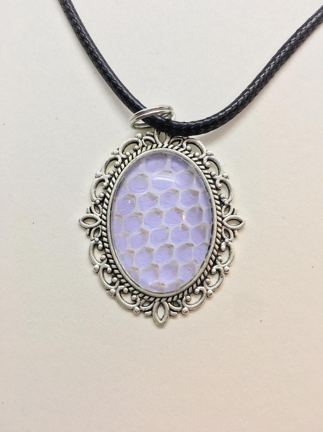 Exotic Victorian Snake Skin Necklace Pendant - Etsy