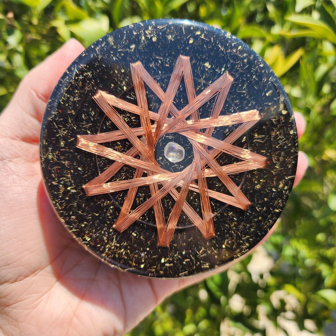 Interference Rodin Coil Charge Plate, Copper, Orgonite, Lifeforce ...