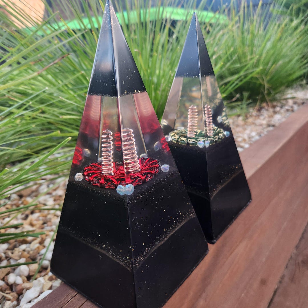 Russian Pyramid, Rodin Coil Orgonite, Orgone, Lifeforce Energy, Scalar ...