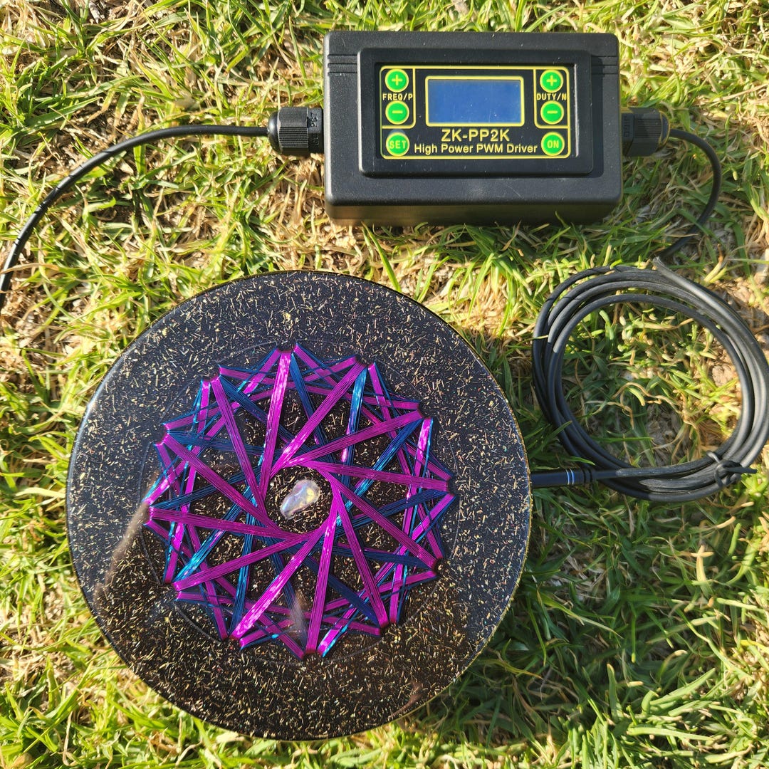CUSTOM Medium Powered Device, Coil, Orgone Generator Charge Plate ...