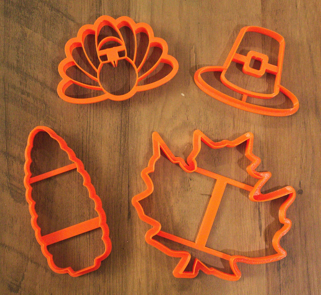 Full Set Thanksgiving Cookie Cutters - Etsy