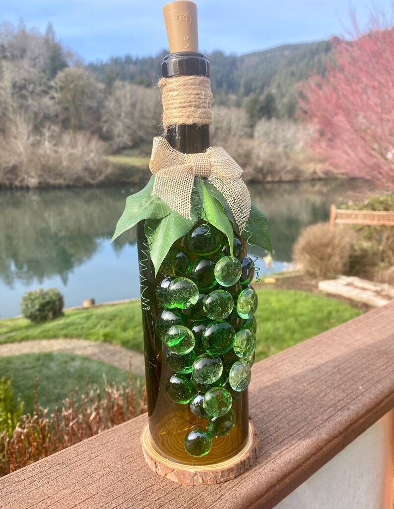 Vintage Gems Wine Bottle - Etsy
