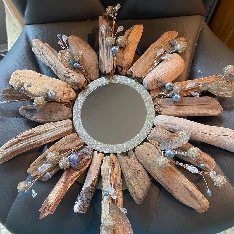 Driftwood Mirror - Etsy