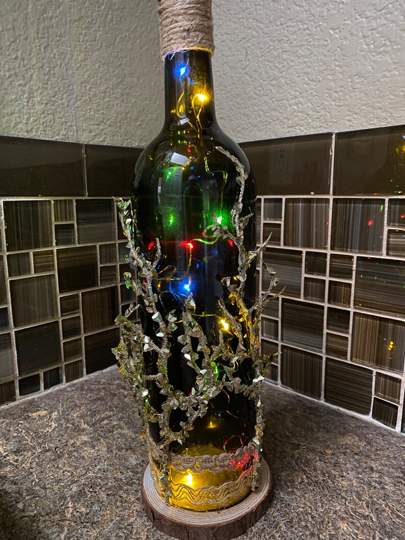 Festive Wine Bottles - Etsy