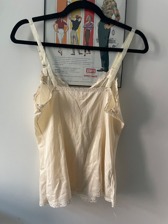 Vintage Beige Lace Cami - Gem