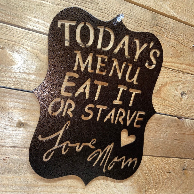 Copper Eat Sign - Etsy