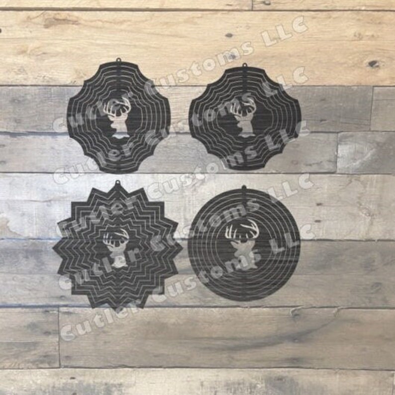 Buck Wind Spinner / .dxf .svg Digital Download Laser Cnc - Etsy