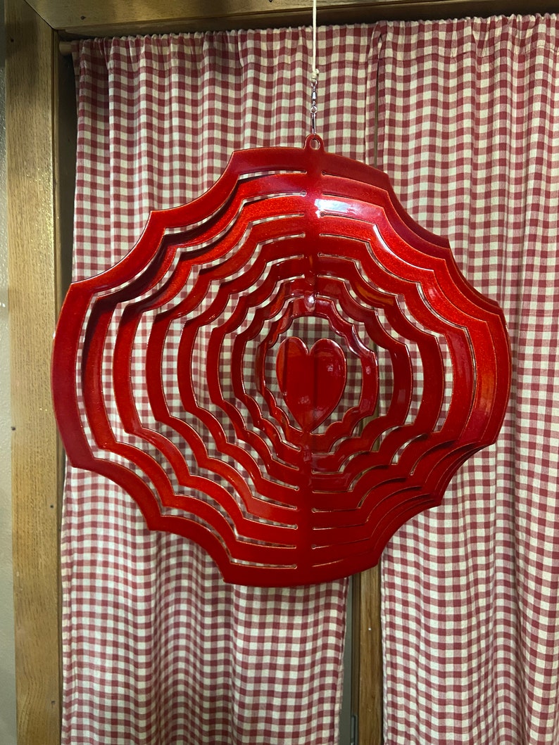 Heart2 Wind Spinner / .dxf .svg Digital Download Laser Cnc Plasma ...