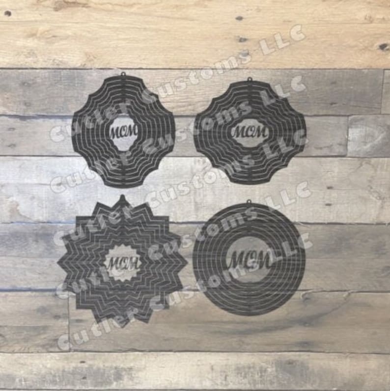 Mom Wind Spinner / .dxf .svg Digital Download Laser Cnc Plasma - Etsy