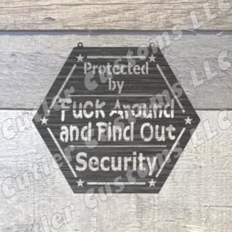 FAFO Security / .dxf .svg Digital Download Laser Cnc Plasma - Etsy ...