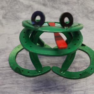 Scrap Frog / Scrap Metal Art / Horse Shoe Art / Frog / Ribbit / Made in ...