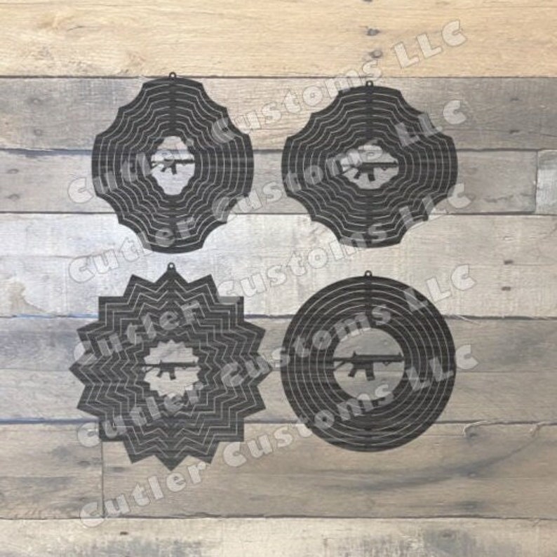 Ar 15 Wind Spinner / .dxf .svg Digital Download Laser Cnc - Etsy