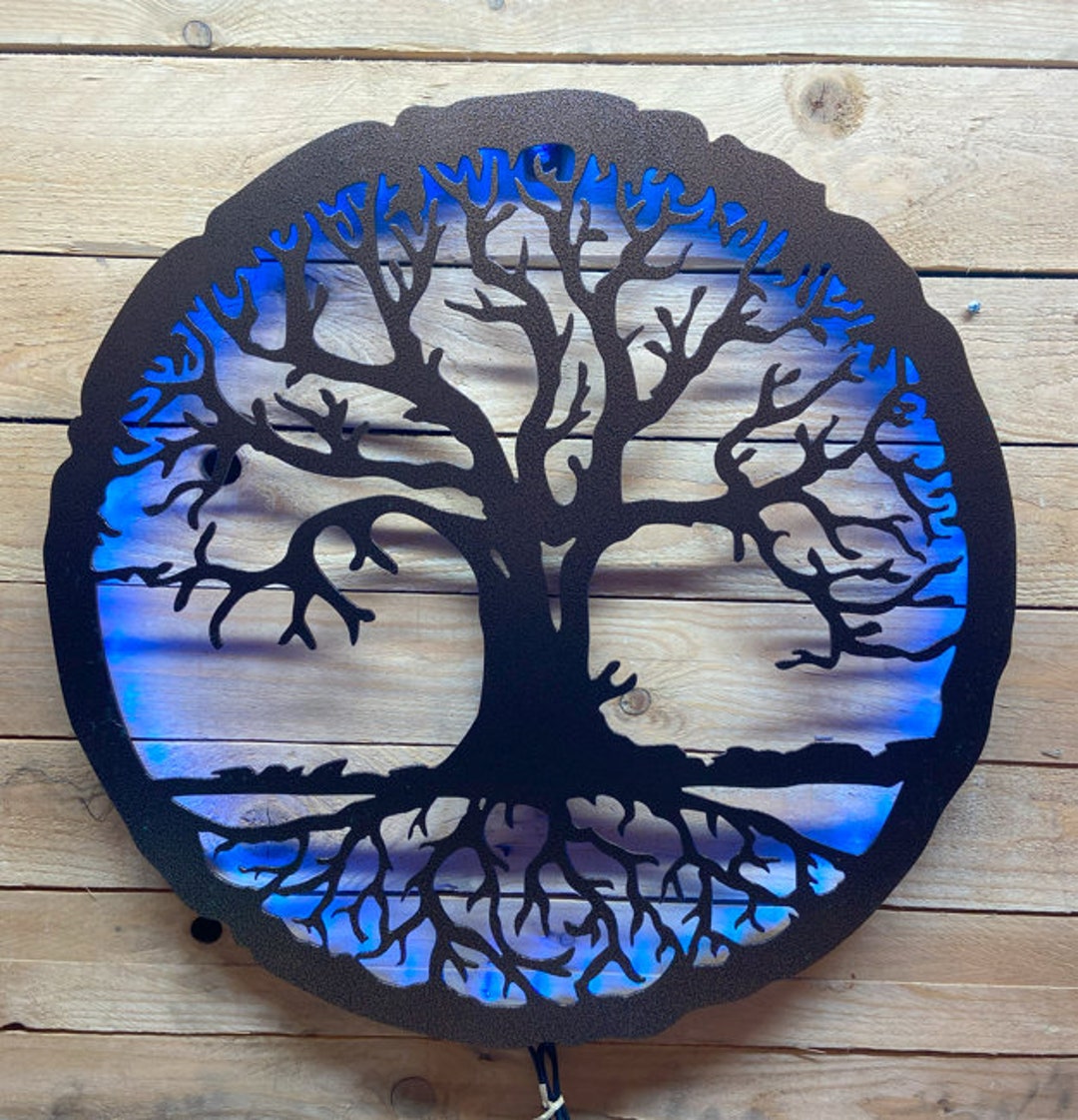 TREE OF LIFE / Backlit / 22 Inch / 14ga Steel / Gifts for Her ...