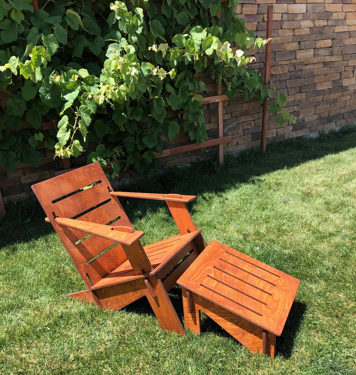 Modirondack ™ Matching Adirondack Footstool - Etsy