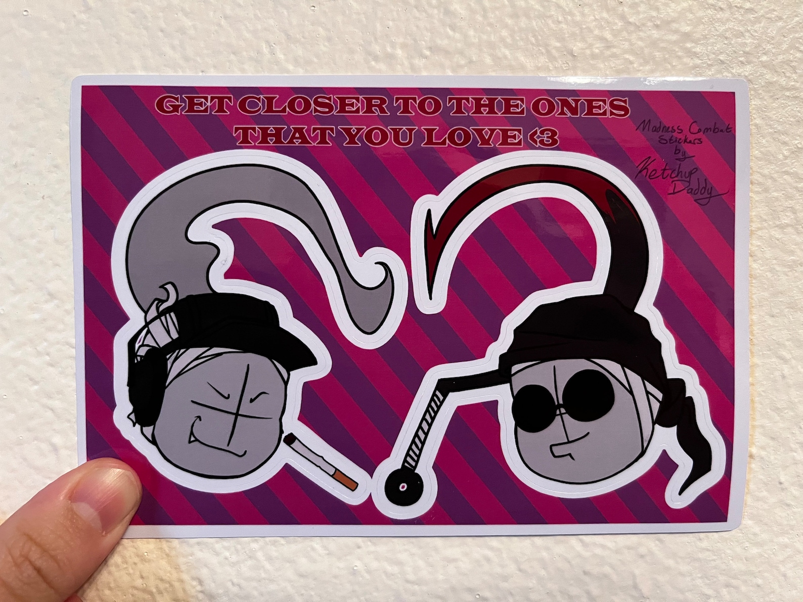 Madness Combat - Sanmos Sticker Duo - Etsy