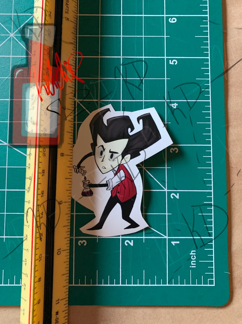 Don't Starve the Gentleman Scientist Wilson Sticker - Etsy