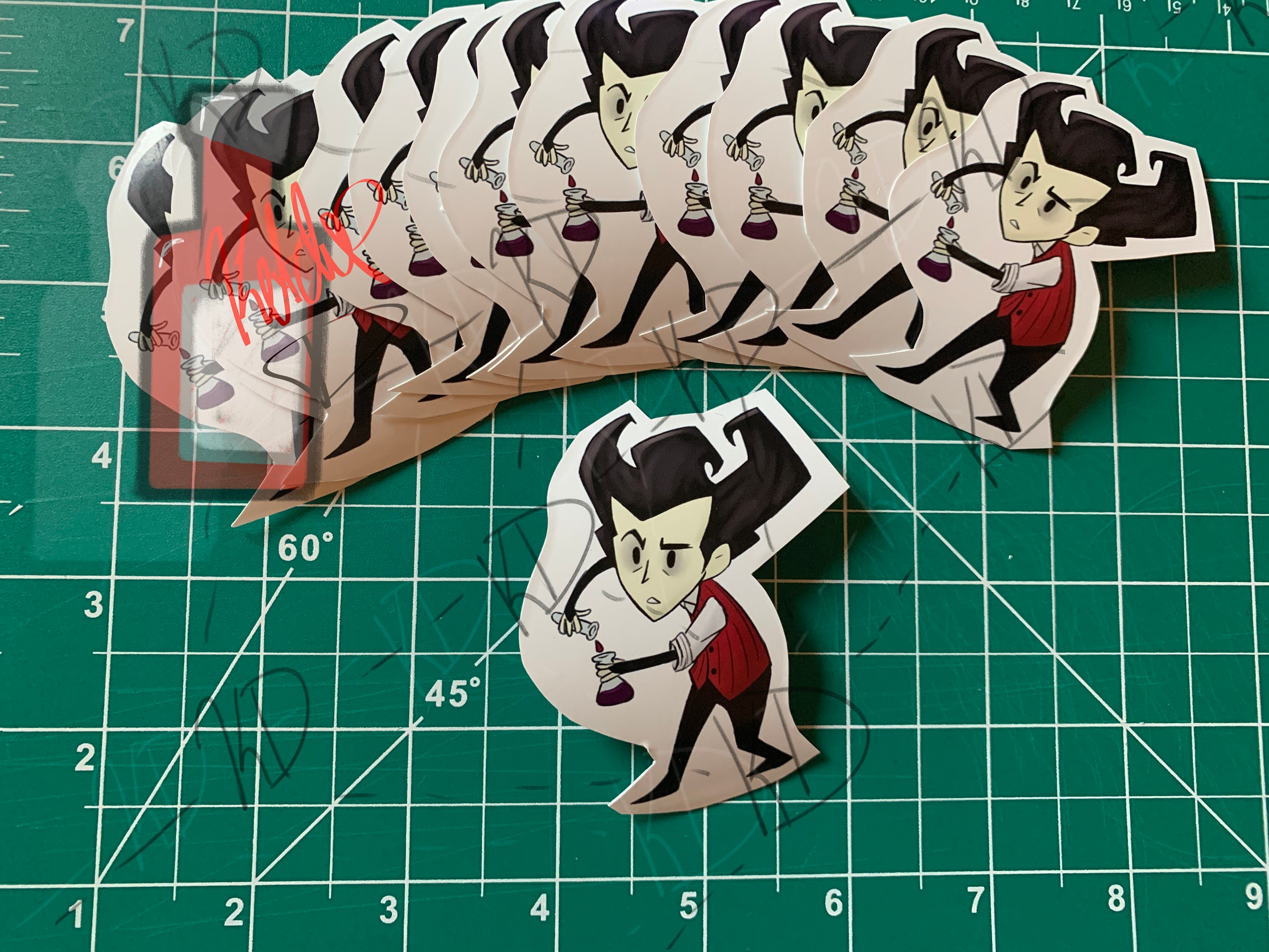 Don't Starve the Gentleman Scientist Wilson Sticker - Etsy