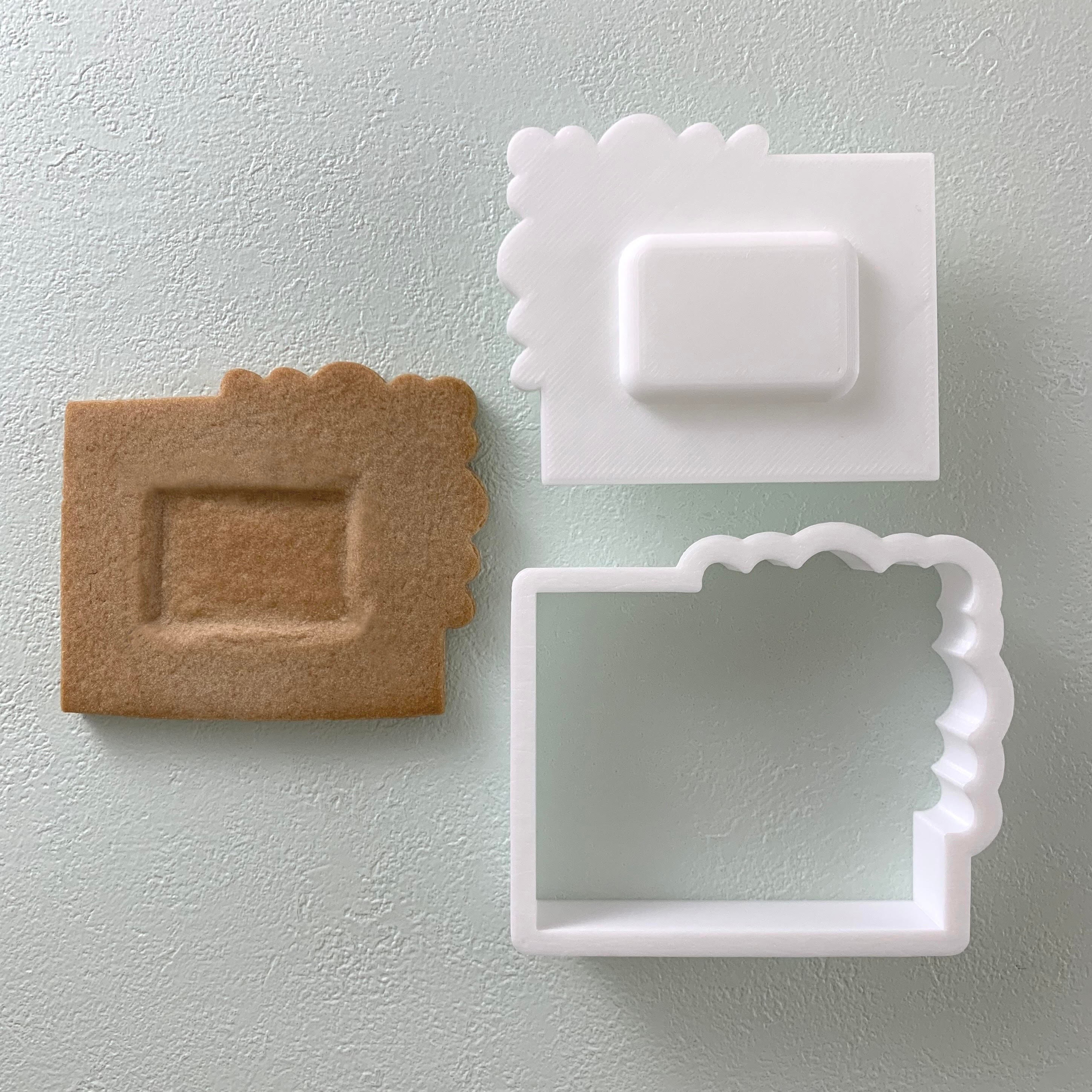 Fiocco Gift Box Cookie Cutter Stamp Set 00390 - Etsy