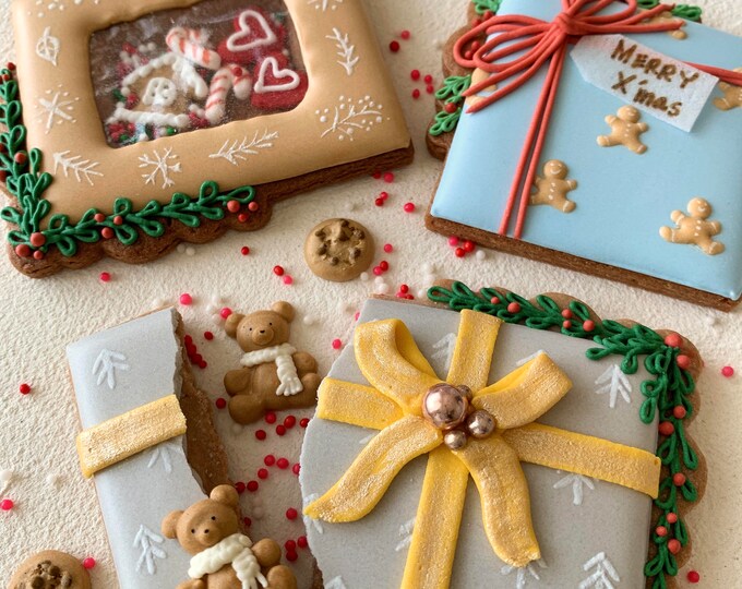 Fioccogift Box Cookie Cutter Stamp Set 00390 - Etsy