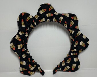 Halloween Candy Corn on Black Heat Transfer Vinyl and Carrier - Etsy UK