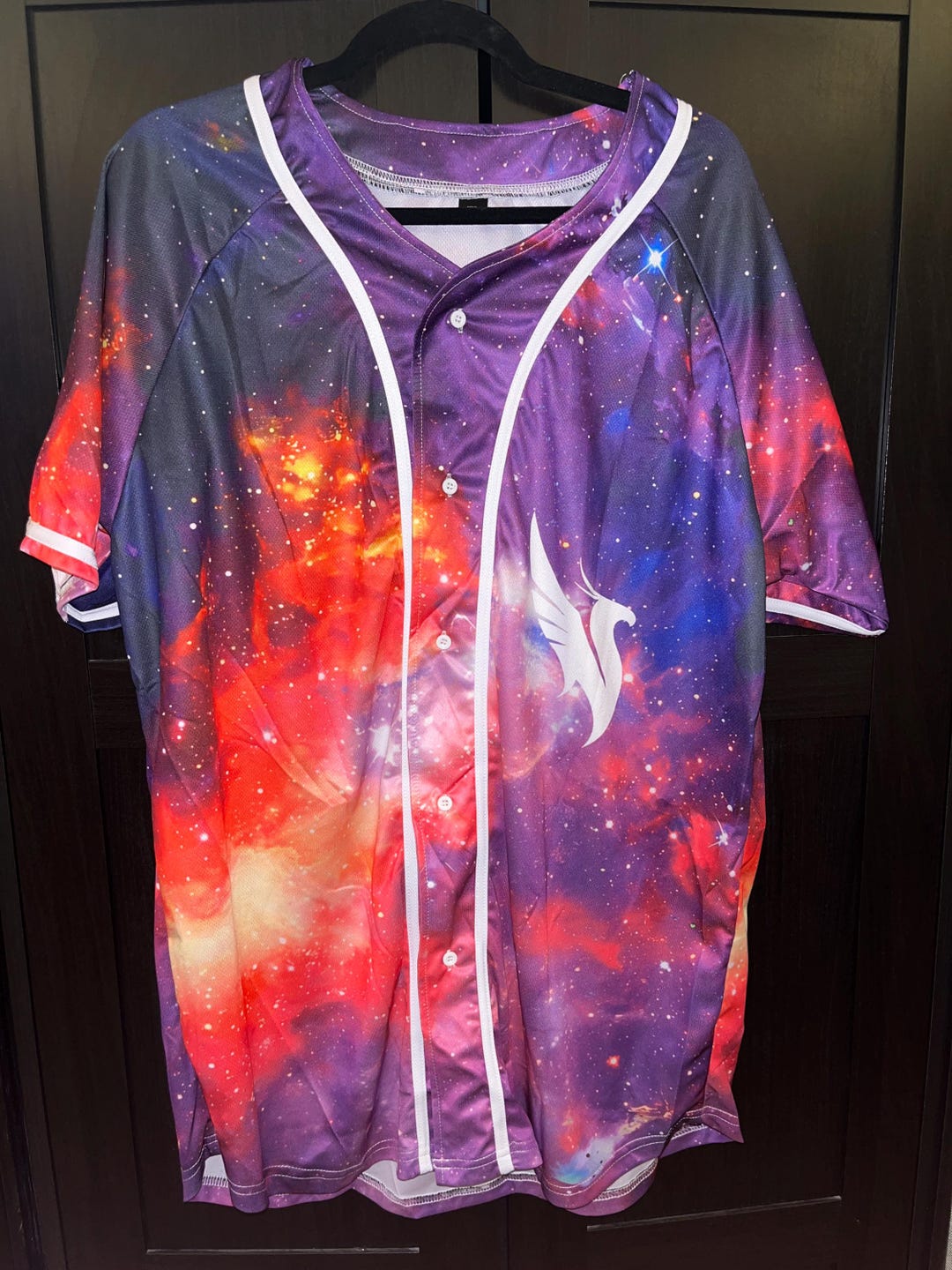 Illenium Inspired Purple/pink Galaxy Baseball Festival Rave Jersey ...