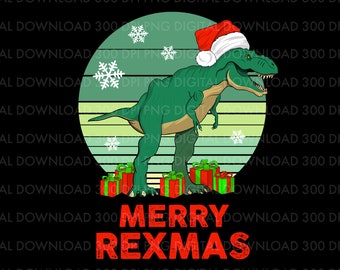 Merry Rexmas Png - Etsy