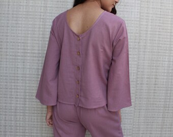 Linen Two Piece Set - Etsy