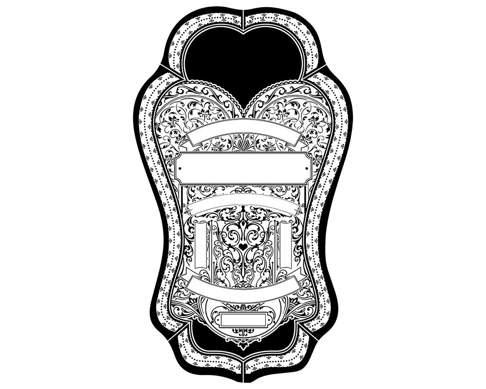 Burlesque Bar Mirror Vector Template - Etsy