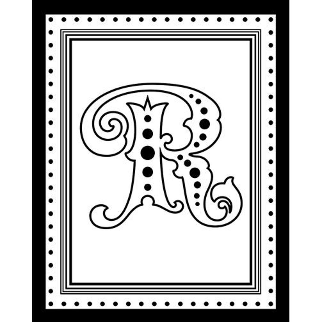 Happy Gilder Letter R Vector Template - Etsy