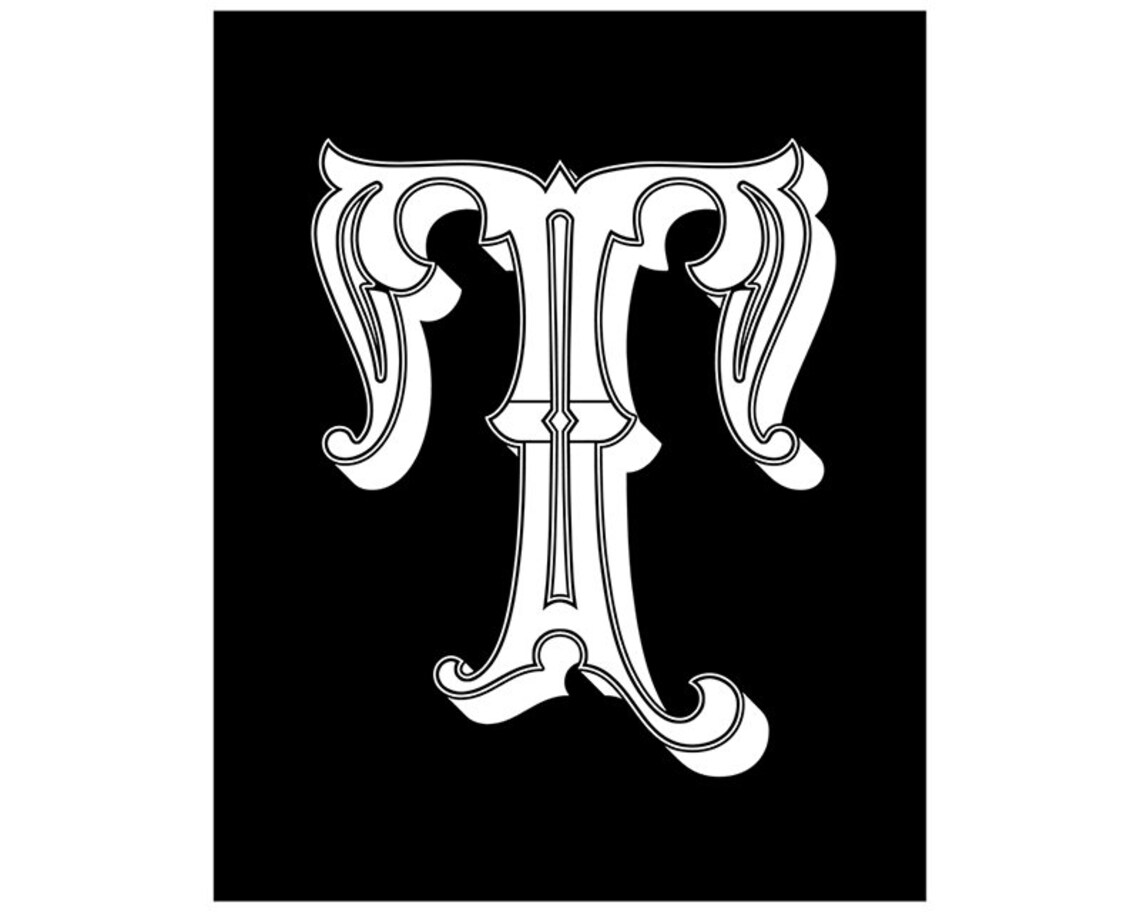 Happy Gilder Letter T Vector Template - Etsy