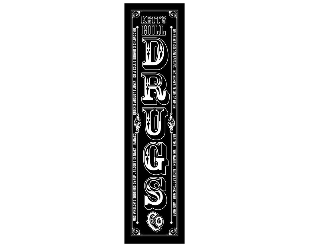 Drug Store Sign Vector Template. - Etsy