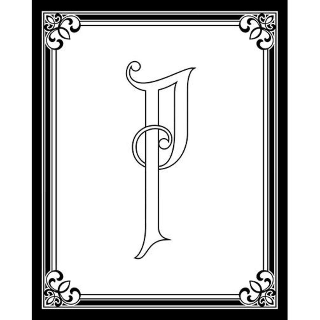 Happy Gilder Letter P Vector Template - Etsy