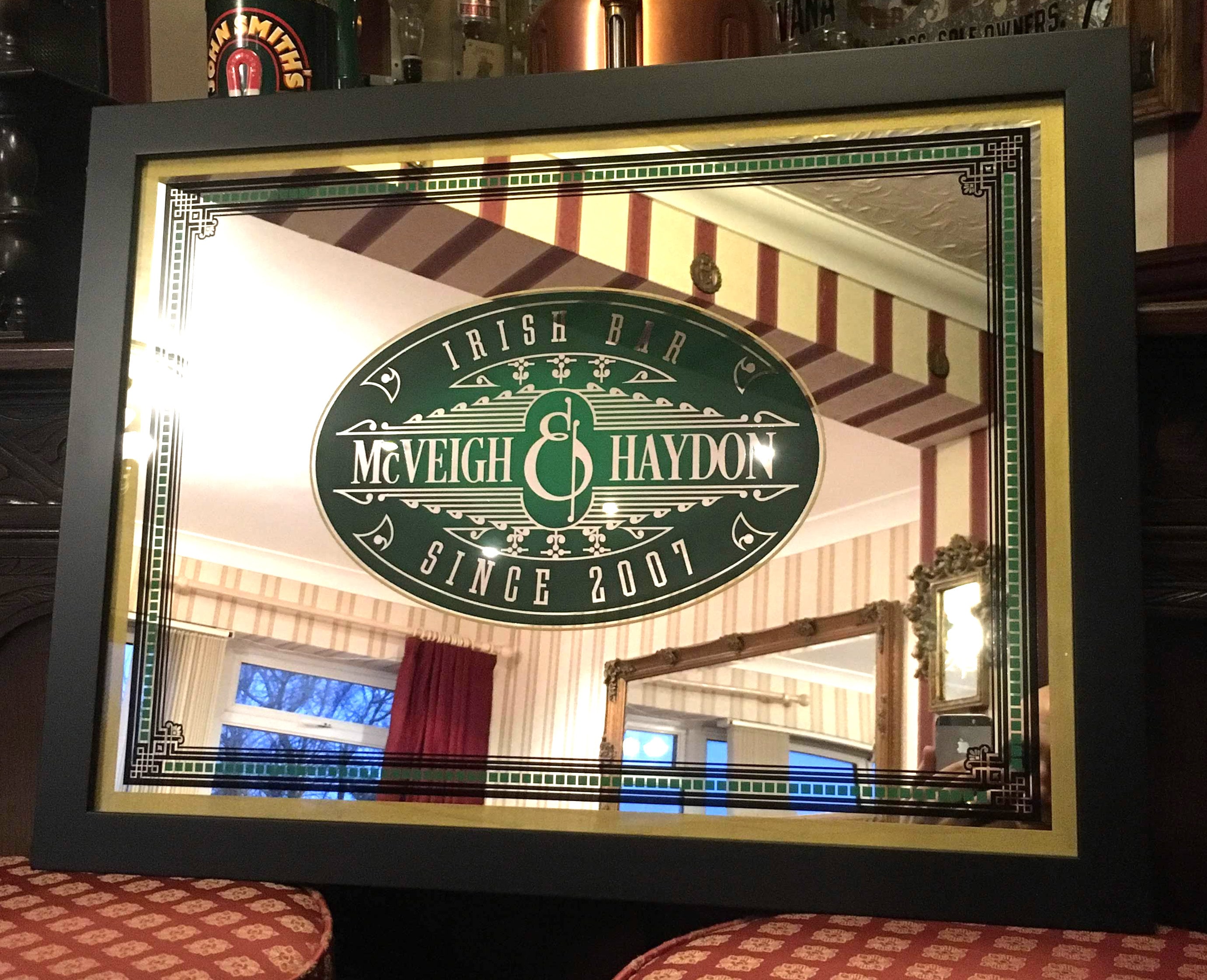 Bar Mirror Vector Template. - Etsy