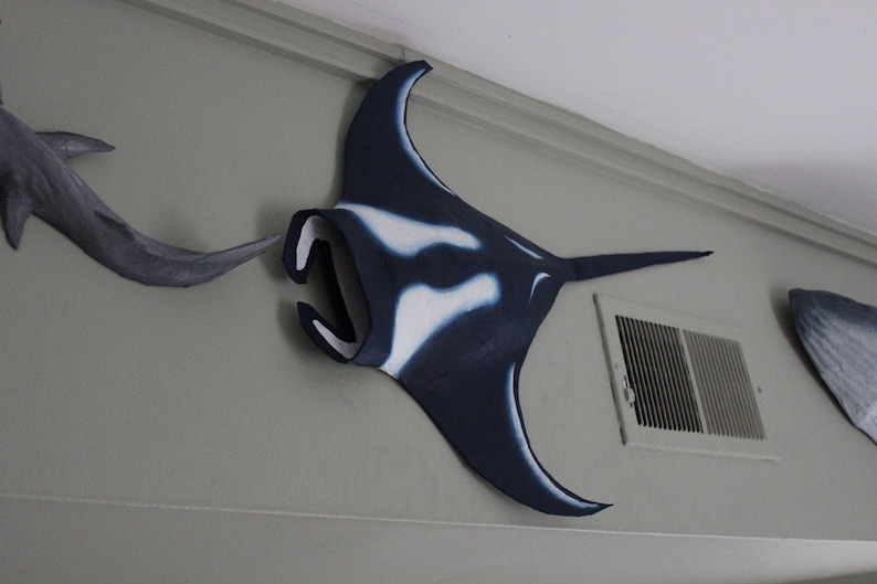 Manta Ray Wall Art - Etsy