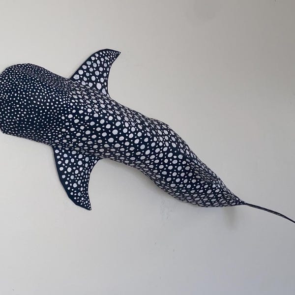 Whale Shark Paper Mache - Etsy