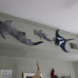 Manta Ray Wall Art - Etsy