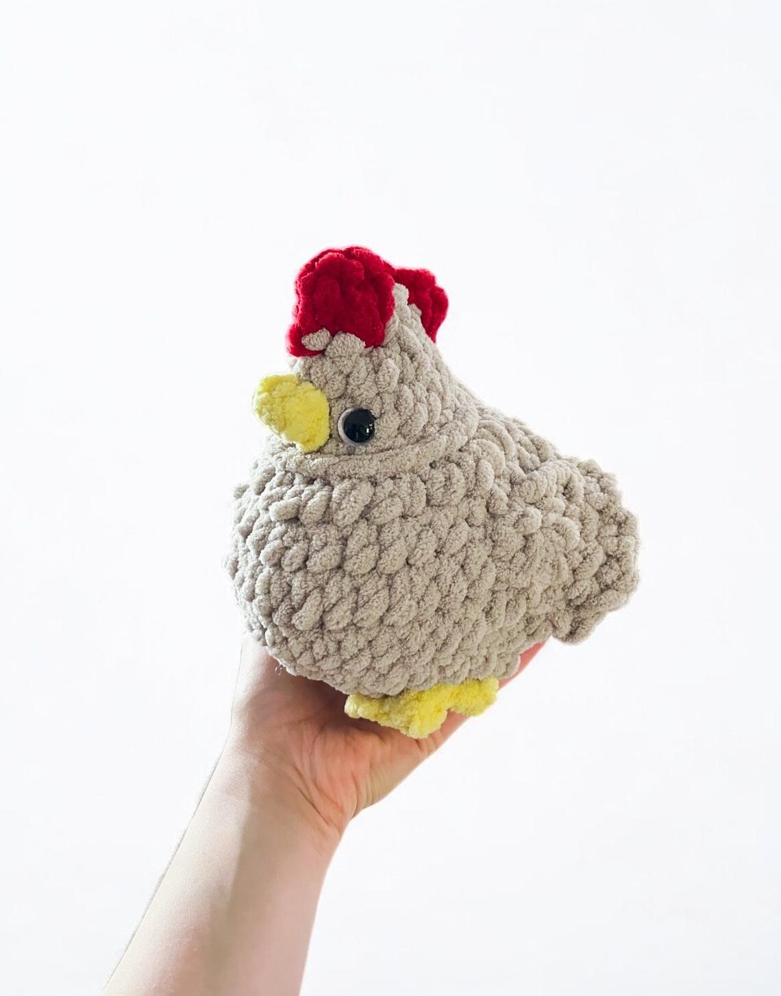 Henrietta Chicken - Crochet Pattern, Amigurumi Chicken Plushie Crochet ...