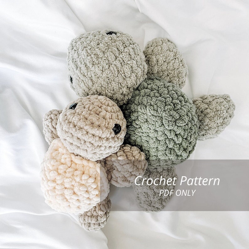 Crochet Tank the Turtle Pattern Crochet Amigurumi Turtle - Etsy