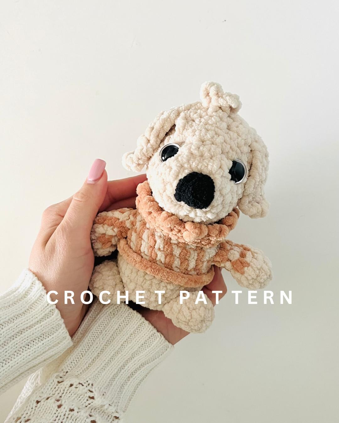 CROCHET PATTERN - Forest the Pup, Crochet Dog Amigurumi Toy Pattern ...