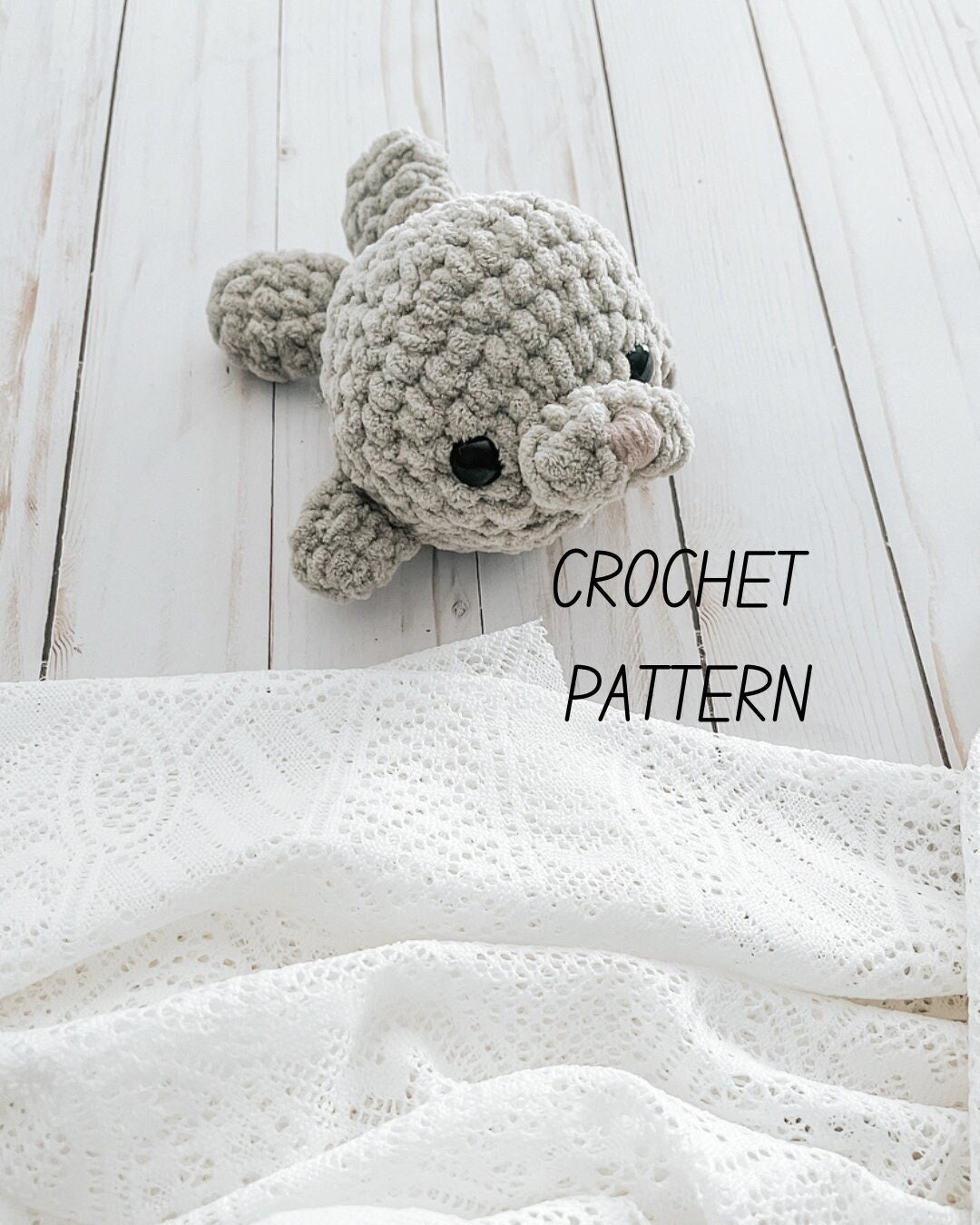 Junior Seal Crochet Pattern, Amigurumi Seal Plush, Crochet Pattern ...