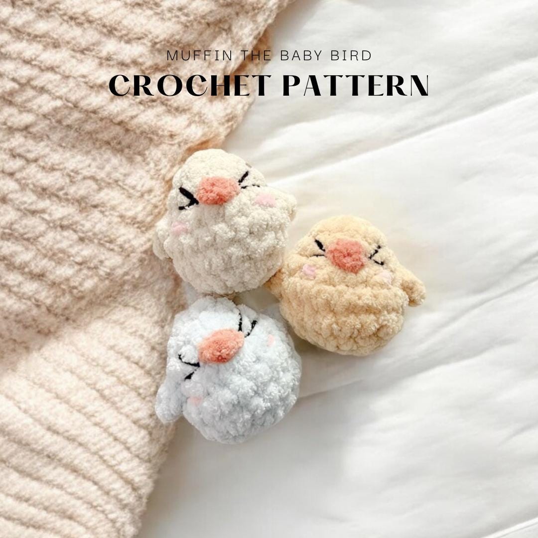 Baby Bird Amigurumi Crochet Pattern - Muffin 4-in-1 (digital Pattern ...