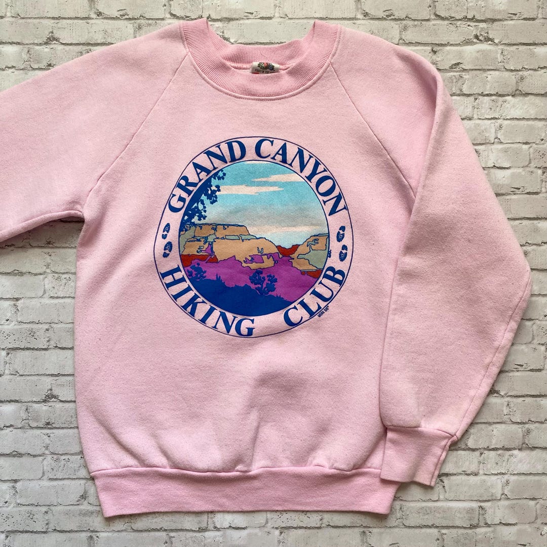 Pink Grand Canyon Vintage Crewneck Sweatshirt - Etsy