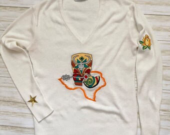 Texas Knit Sweater - Etsy